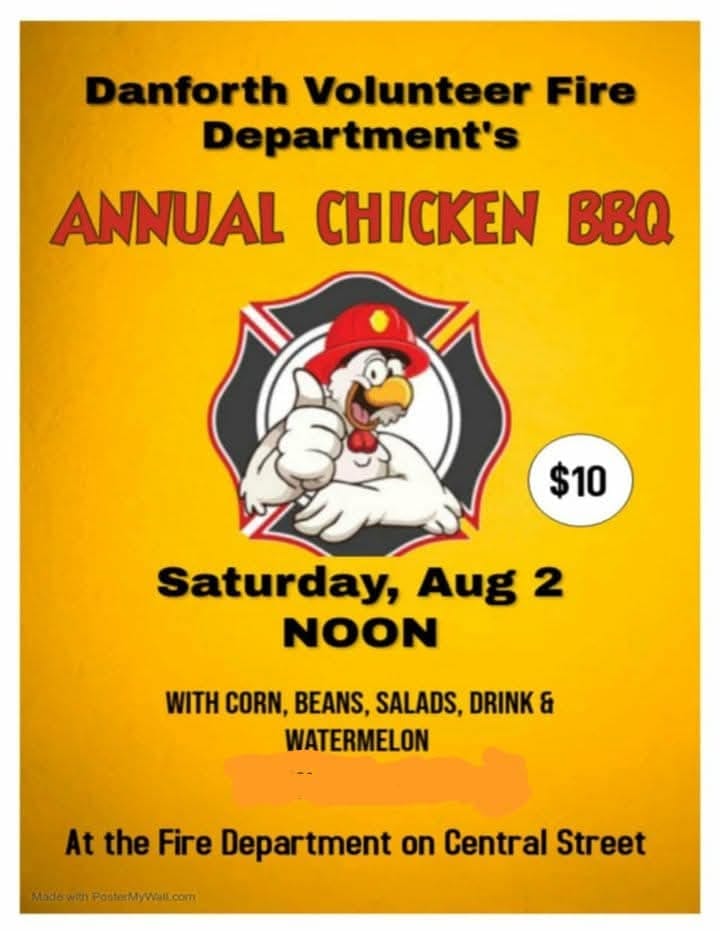 Chicken BBQ - Town of Danforth Maine